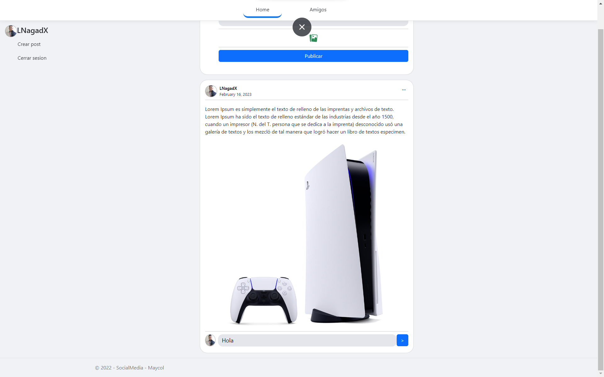 GitHub - LNagad/SocialMedia