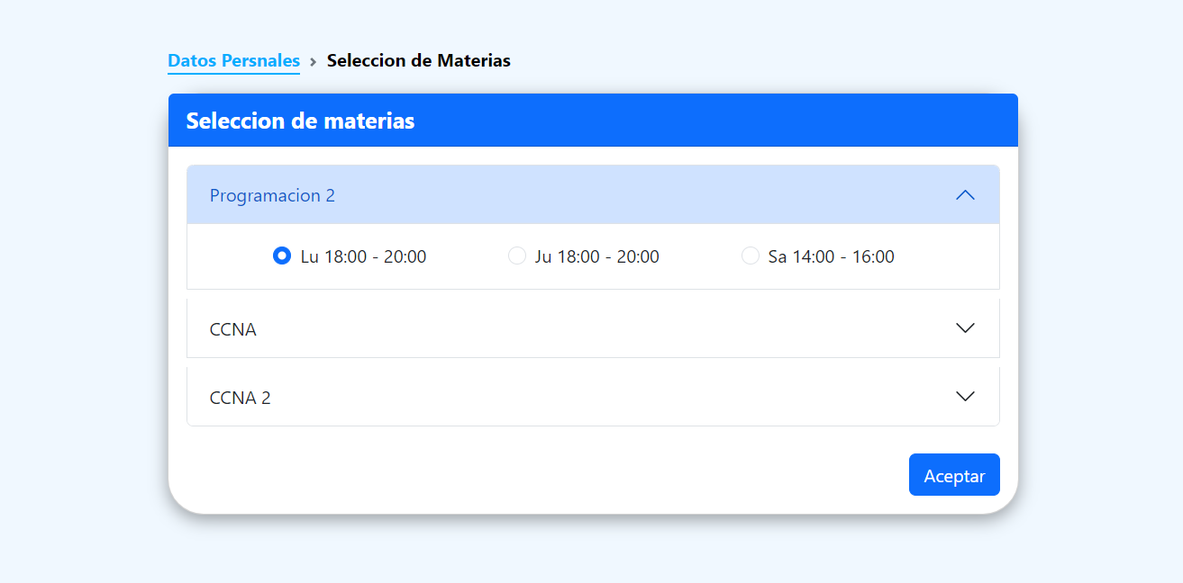 GitHub - LNagad/CoursesRegistration
