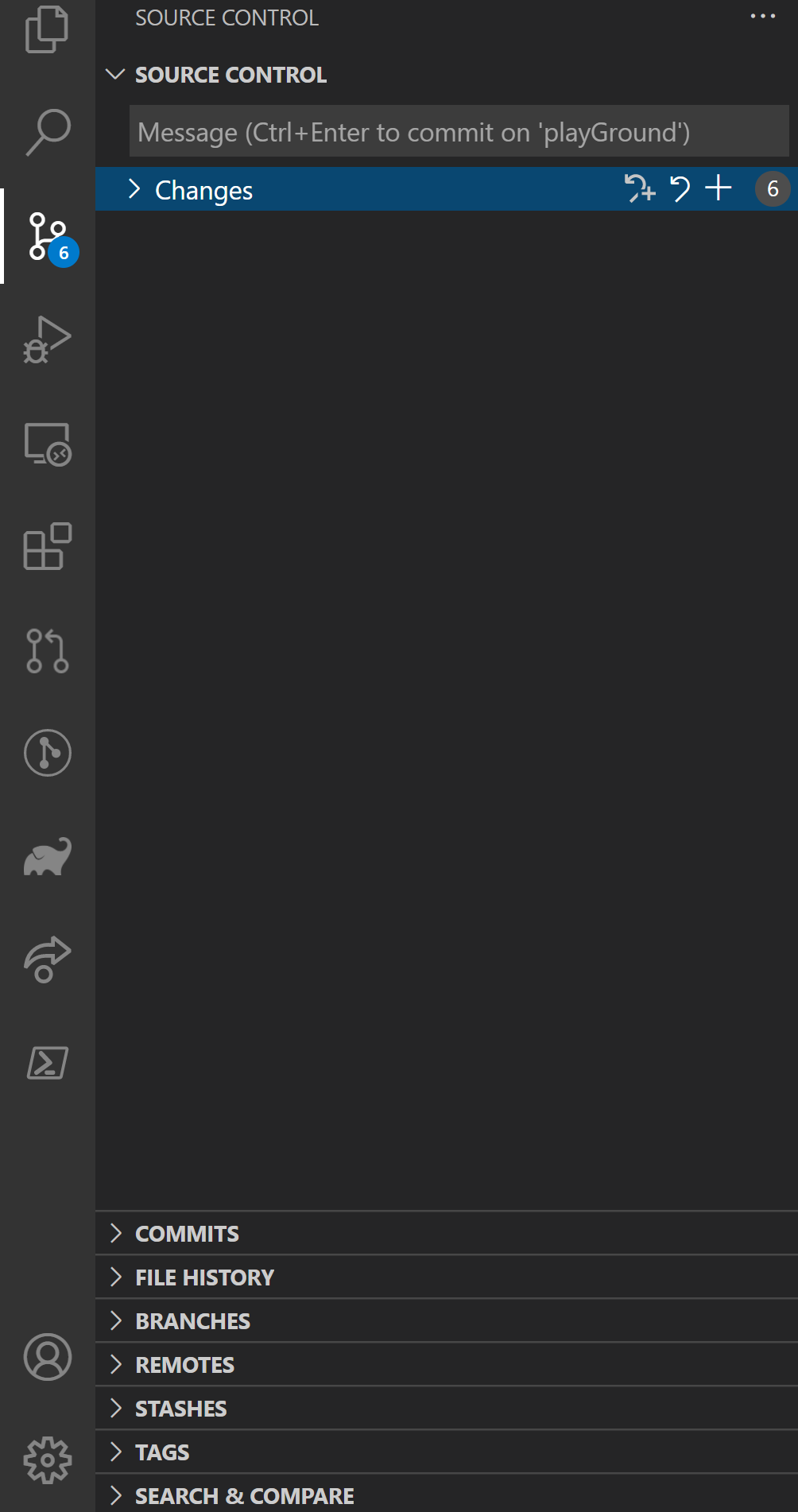 Git graph and code commit do not share the same tab on the newest vscode release · Issue #459 ...