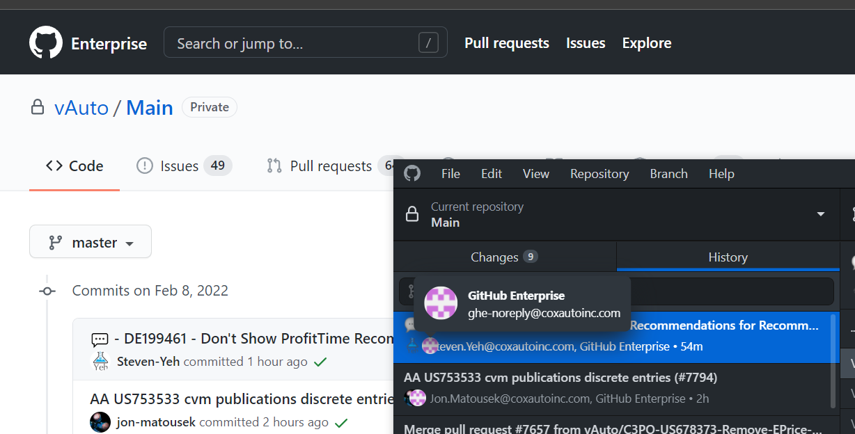 GitHub Enterprise User Showing · Issue #13848 · desktop/desktop · GitHub