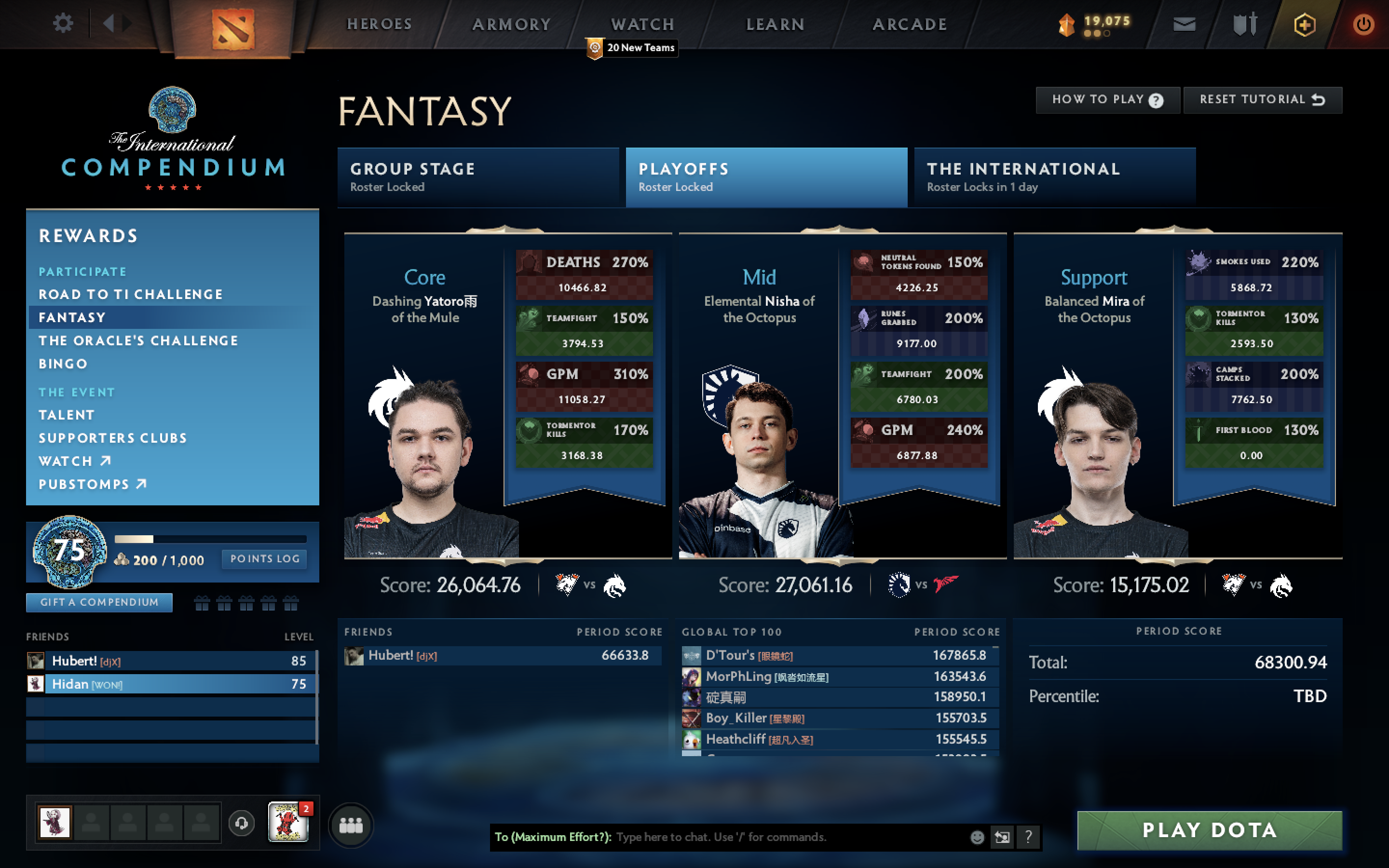 Fantasy points for playoffs still TBD · Issue #13055 · ValveSoftware ...