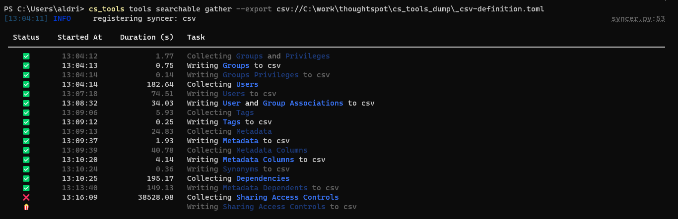TimeoutError when extracting sharing access metadata · Issue #51 · thoughtspot/cs_tools · GitHub