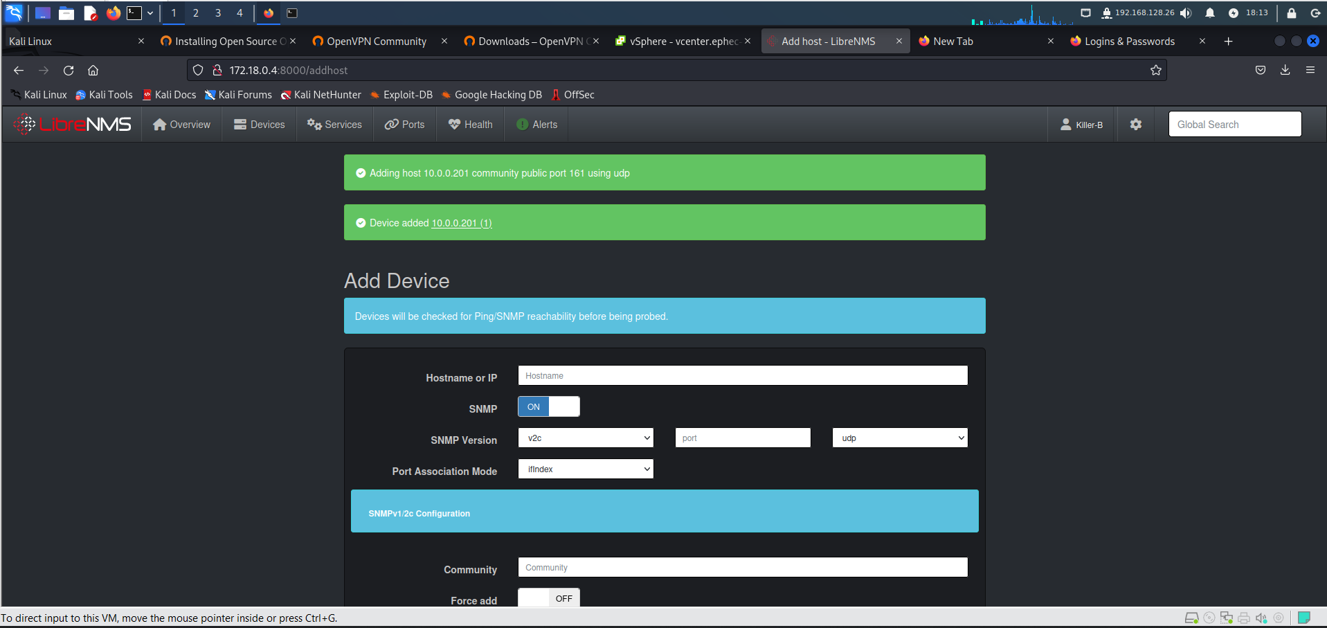 SNMP et LibreNMS - Pourbaix/adminRDocs GitHub Wiki