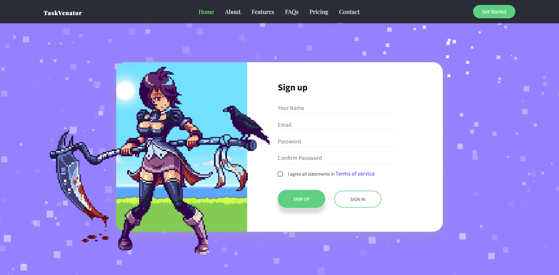 GitHub - ichiyan/TaskVenator: ReactJS + Laravel gamified productivity app