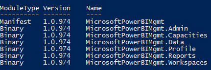 "get-PowerBiWorkspace" giving error like 'incompatible with the array' · Issue #296 · microsoft ...