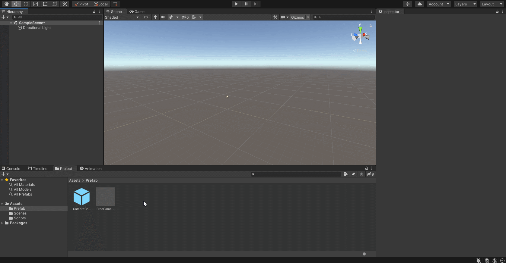 GitHub - galazkap/Free-Camera-for-Unity: A tool that allows us to move ...