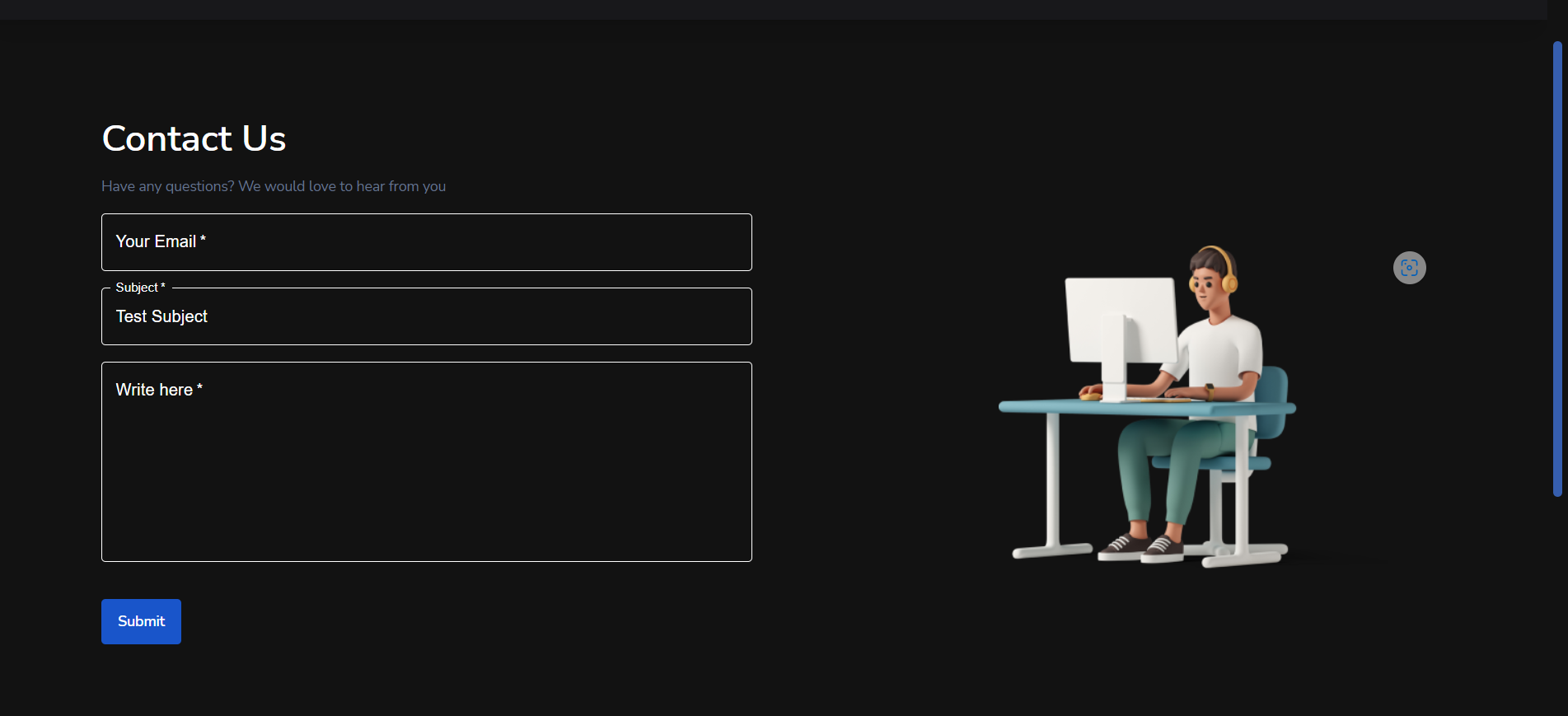 Fix contact us form for Dark Mode · Issue #314 · Clueless-Community/clueless-official-website ...