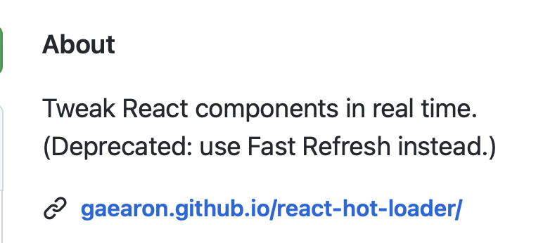 Replace deprecated react-hot-reloader in favour of react-refresh · Issue #12253 · backstage ...