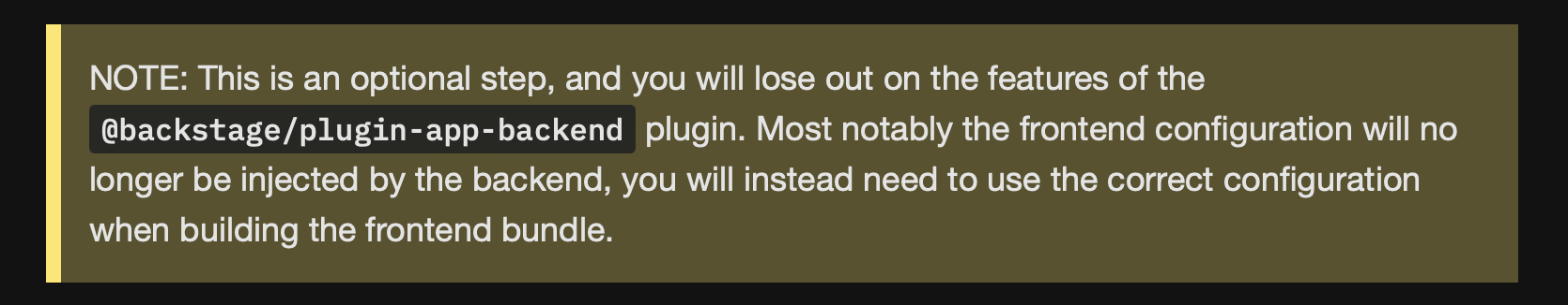 🚀 Feature: Add CLI command to inject APP_CONFIG into app bundle · Issue #16127 · backstage ...