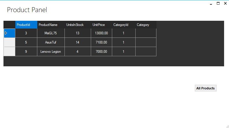 GitHub - emirhandogandemir/MillenniumShop: Burada size bir windows form ...