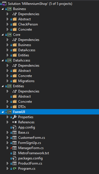 GitHub - emirhandogandemir/MillenniumShop: Burada size bir windows form ...