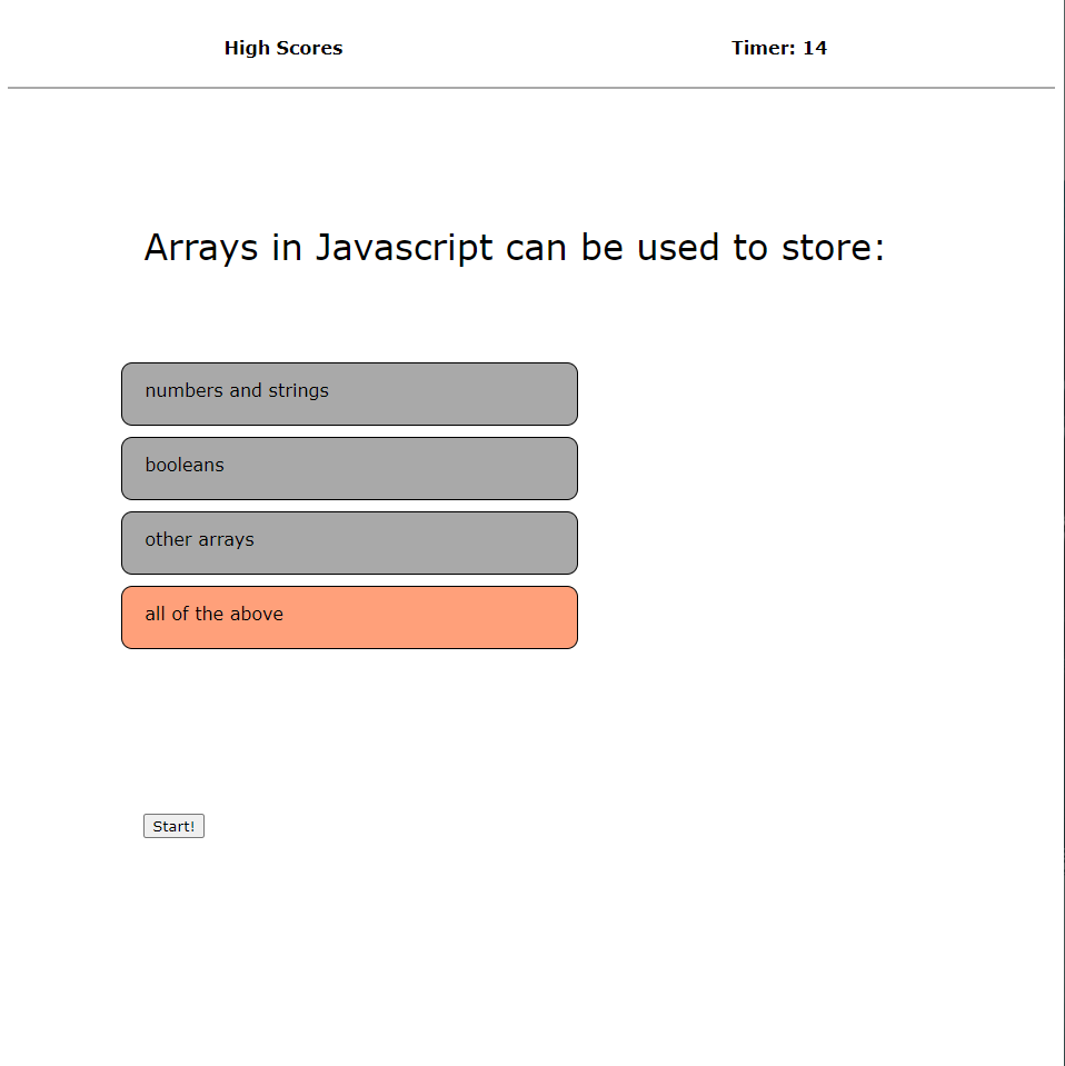 Github Nvduran Coding Quiz