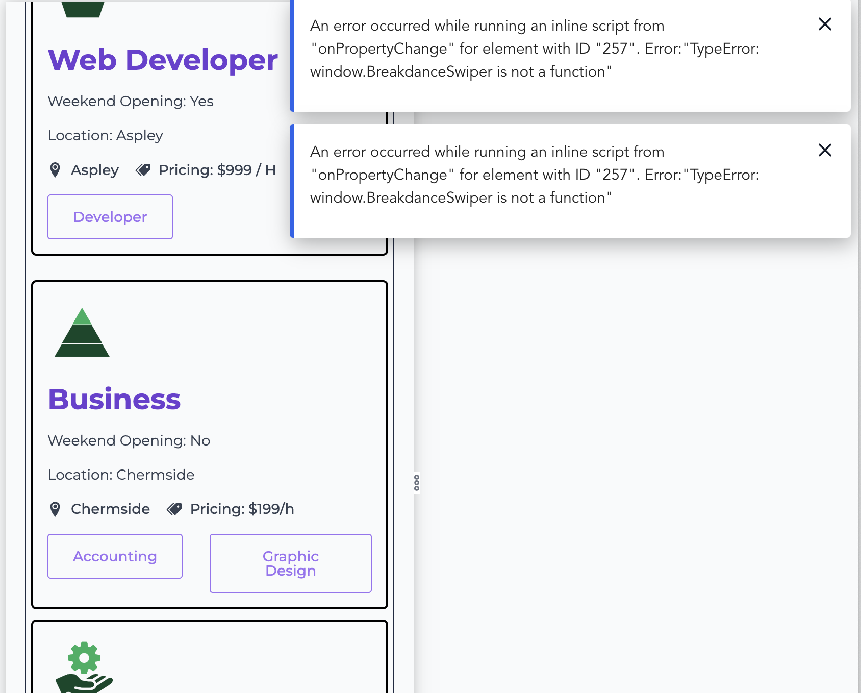 Unexpected gap between first and second post loop · Issue #380 · soflyy/breakdance-bugs · GitHub