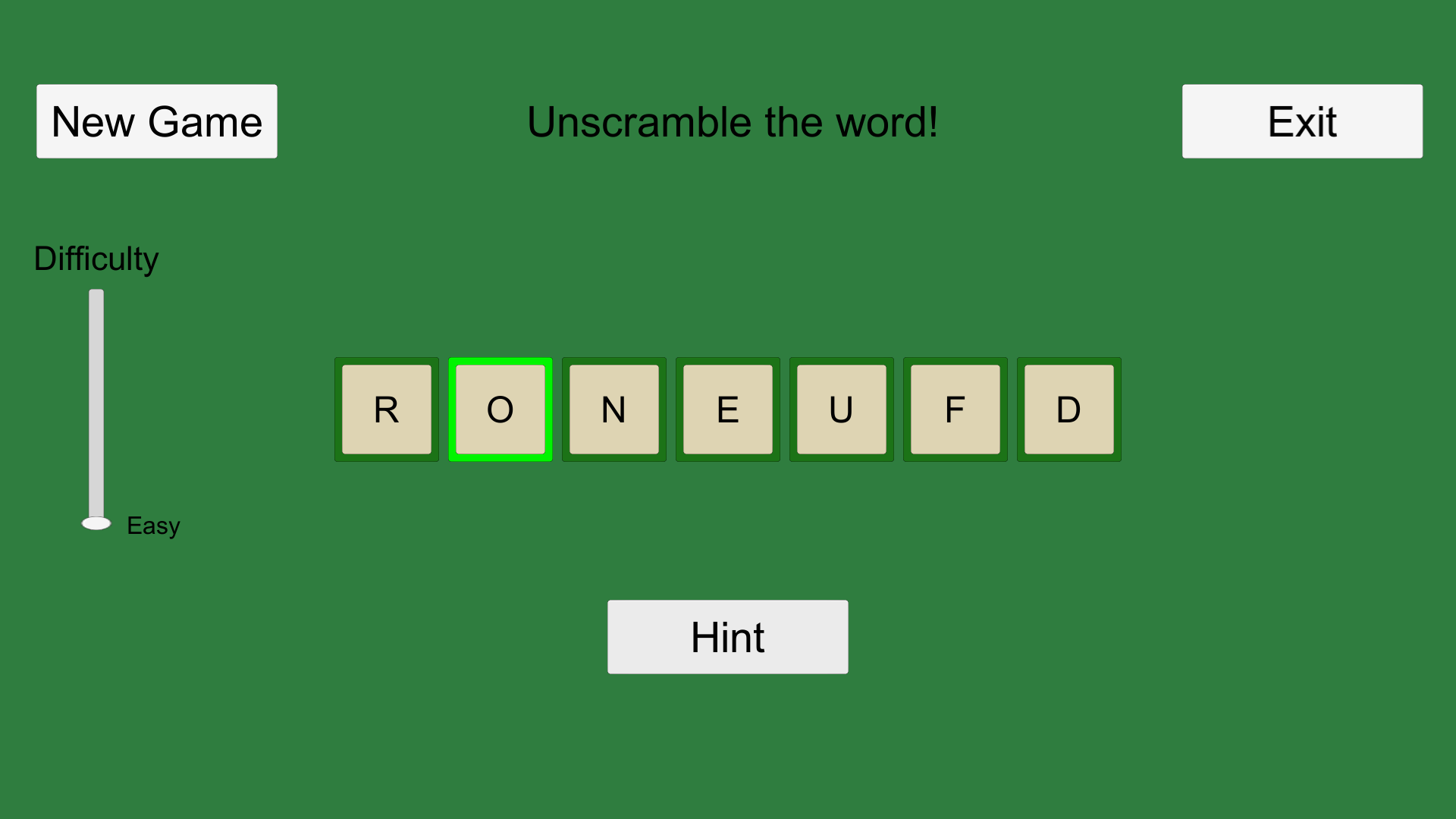 GitHub - dwaware/Jumble: Unscramble the word!