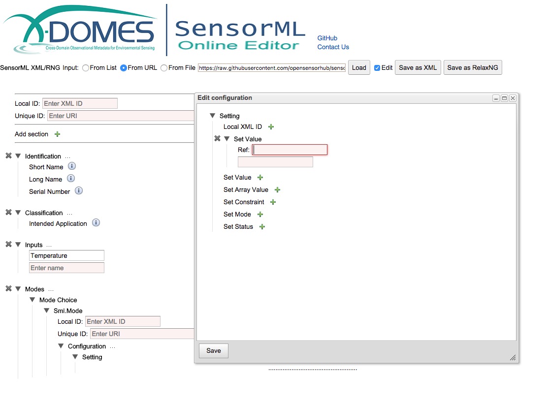 For setting Modes, support search of properties · Issue #38 · opensensorhub/sensorml-editor · GitHub