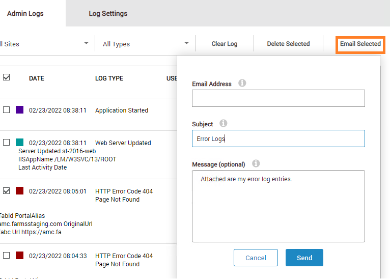 Send Admin Log Notifications via Email is Not Working · Issue #4657 · dnnsoftware/Dnn.Platform ...