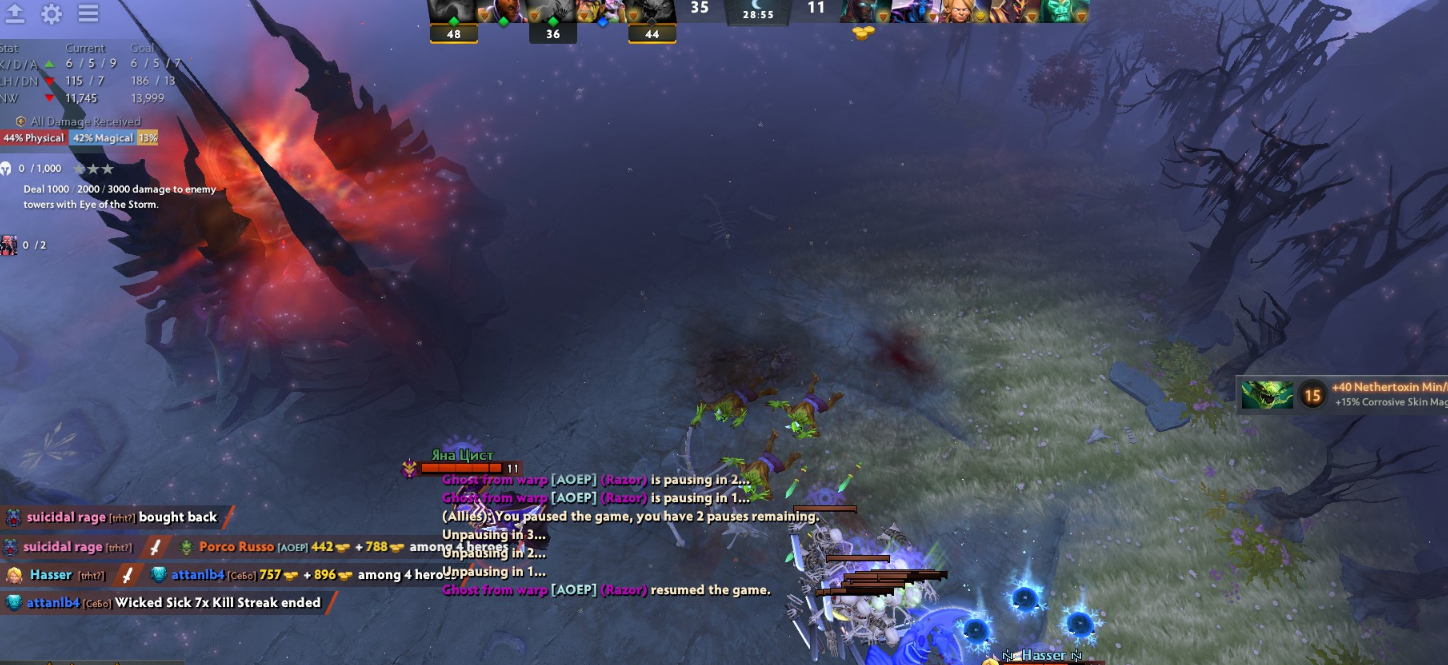 Razor quest "damage towers with eye of the storm" does not work · Issue #10052 · ValveSoftware ...