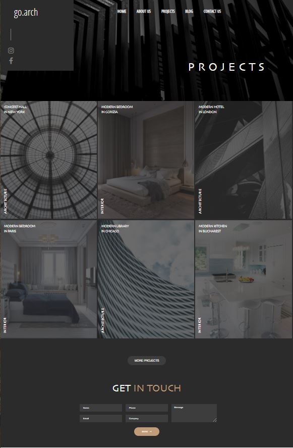 GitHub - AndreeaVisanescu/Responsive-architecture-layout