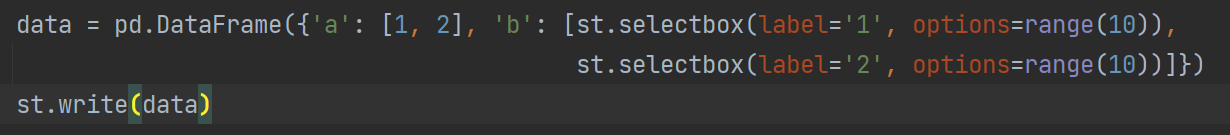 Ability to put widgets in the cell of dataframe. · Issue #3750 · streamlit/streamlit · GitHub