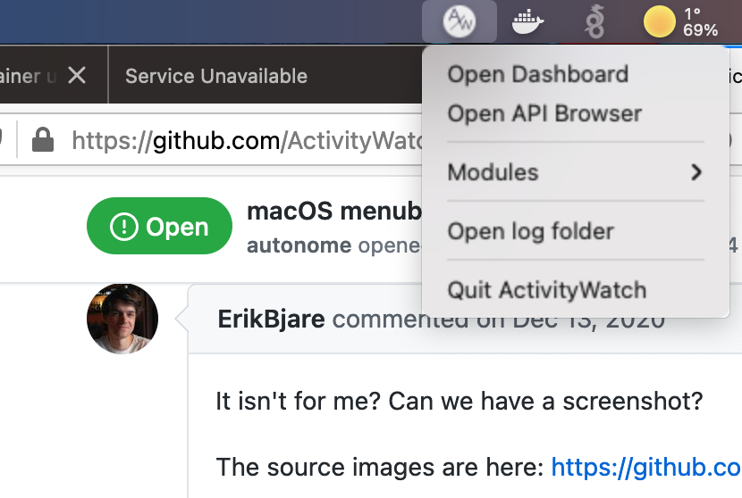 macOS menubar icon is blurry · Issue #529 · ActivityWatch/activitywatch · GitHub