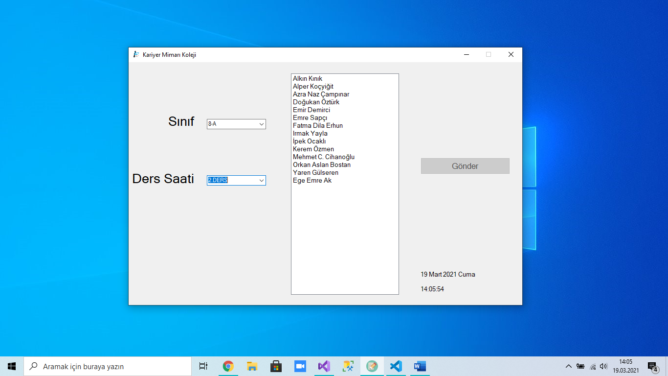 GitHub - merveozer/RollCall