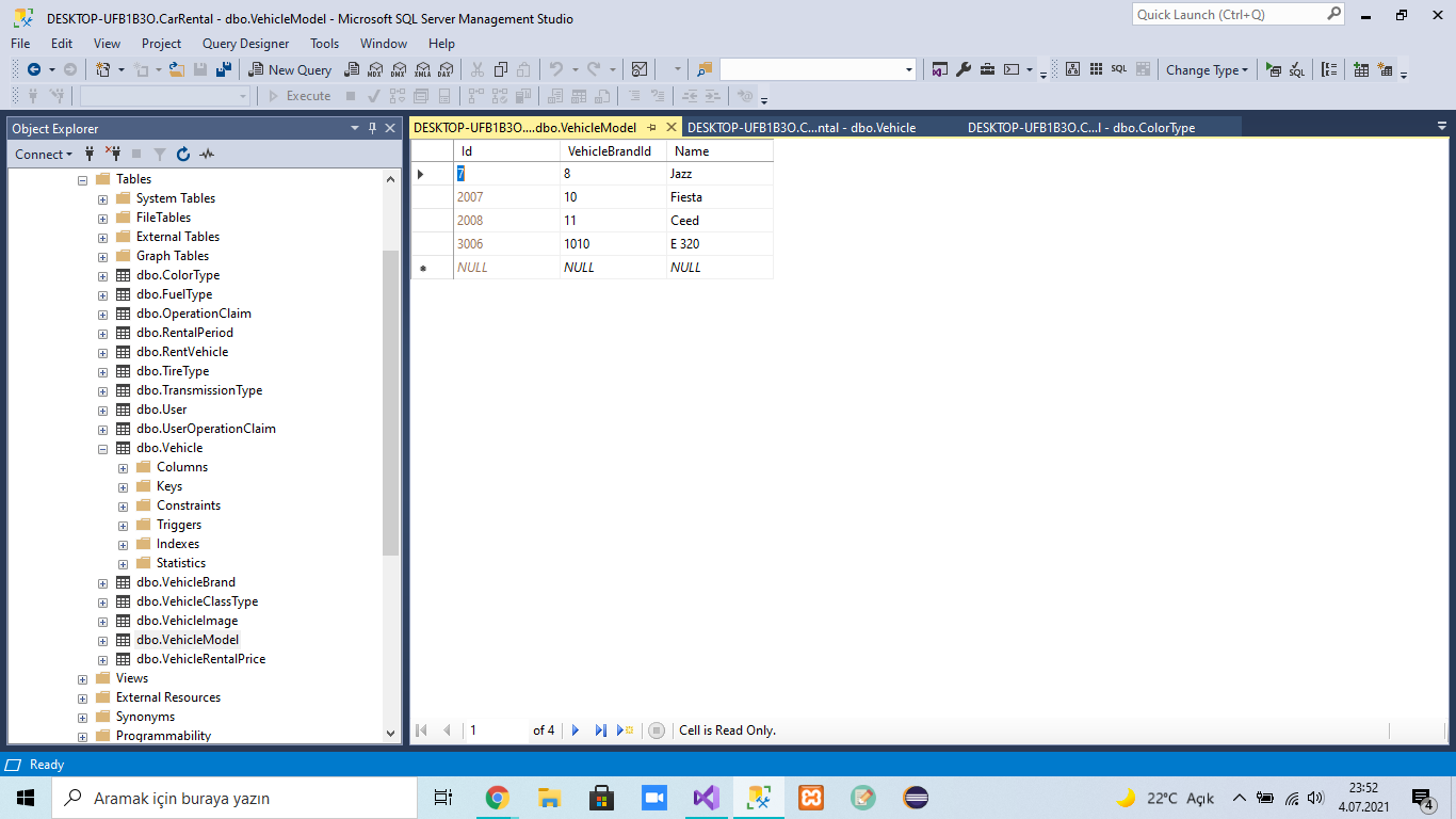 GitHub - merveozer/car-rental