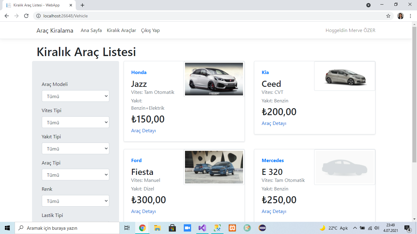 GitHub - merveozer/car-rental