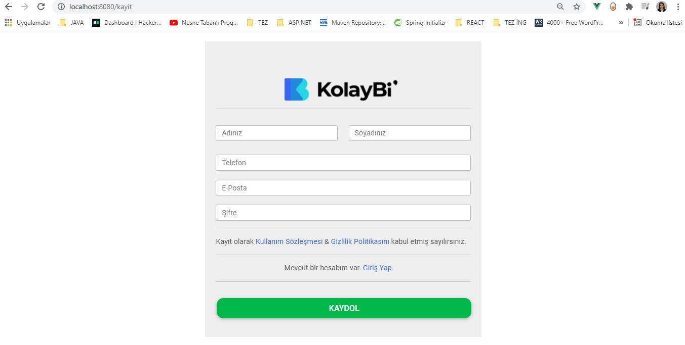 GitHub - merveozer/kolaybi