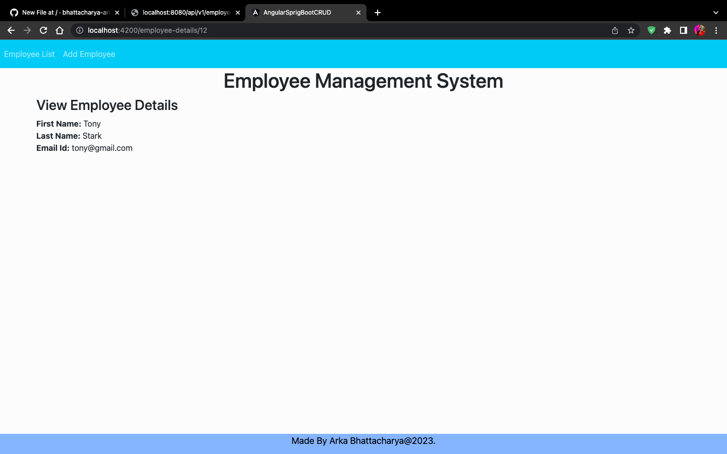 GitHub - bhattacharya-arka/Employee-Management-System: An employee management system made using ...