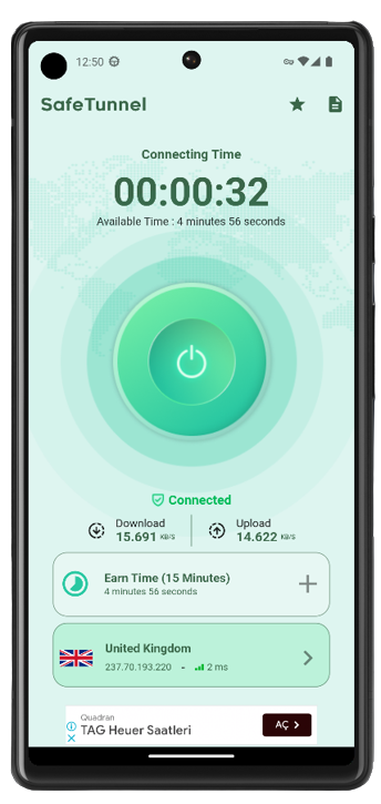 GitHub - FurkanArslanF/SafeTunnel-Vpn-Flutter