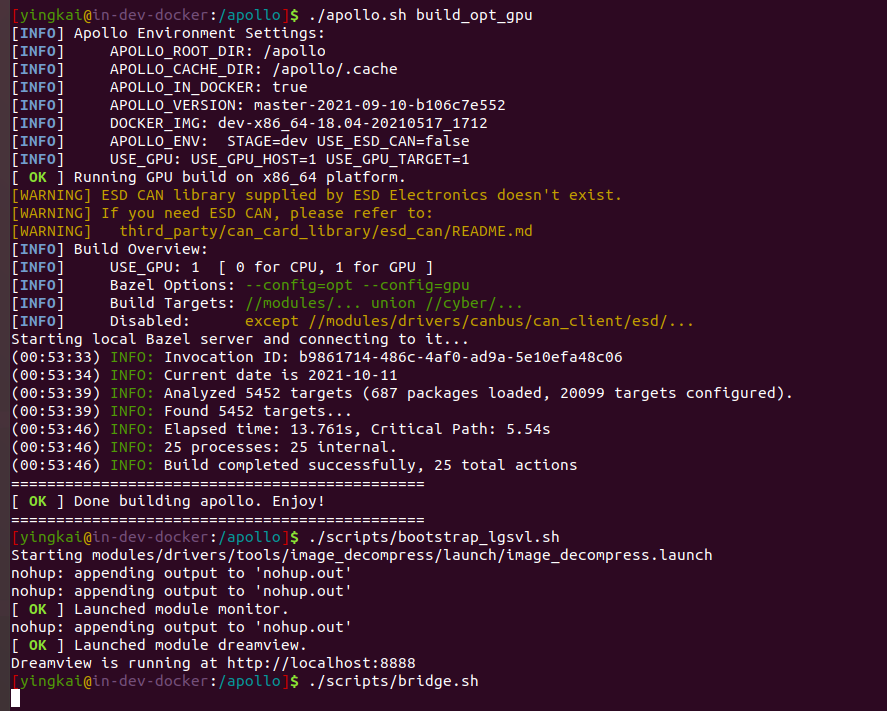 Apollo6.0 module Camera is not running · Issue #14135 · ApolloAuto/apollo · GitHub
