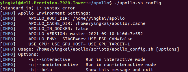 Apollo6.0 module Camera is not running · Issue #14135 · ApolloAuto/apollo · GitHub