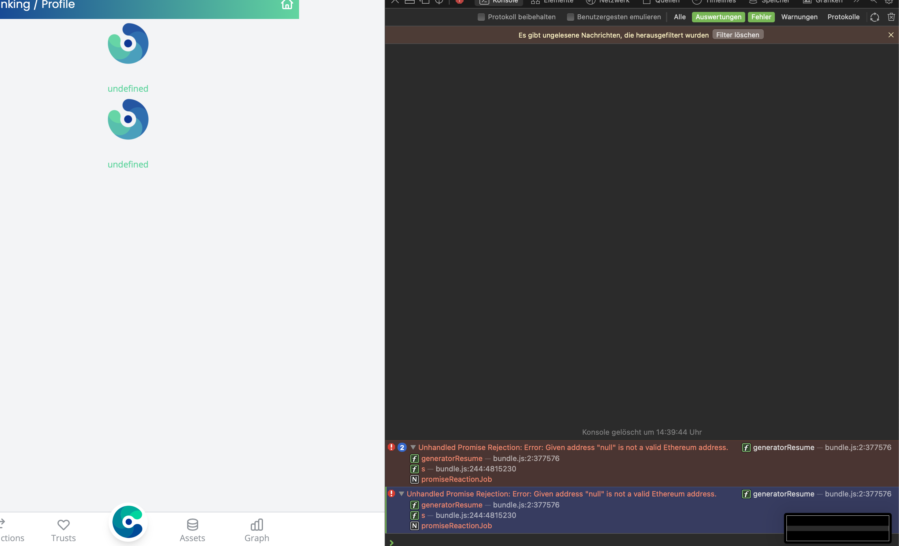 Fix Ethereum Null Invite Link Not Valid Bug · Issue 340 · Circleslando Platform · Github 3164