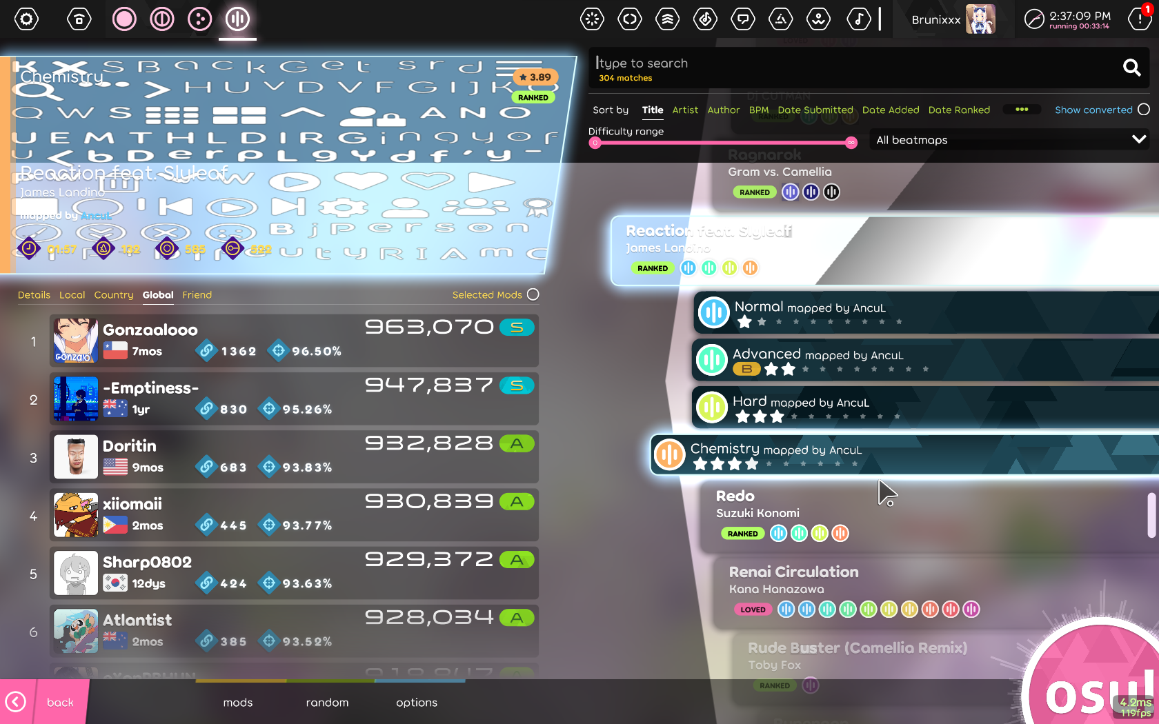Weird texture bug in map selection · Issue #23740 · ppy/osu · GitHub