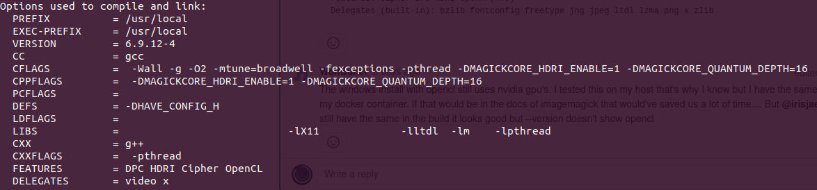 Unable to configure OpenCL with Imagemagick · ImageMagick ImageMagick ...