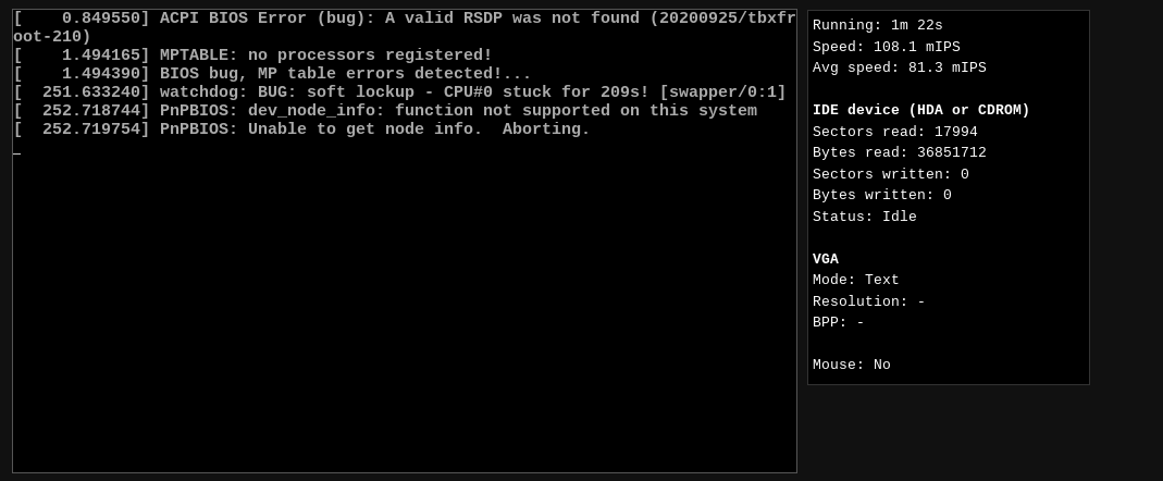 debian 11 apci error · Issue #600 · copy/v86 · GitHub