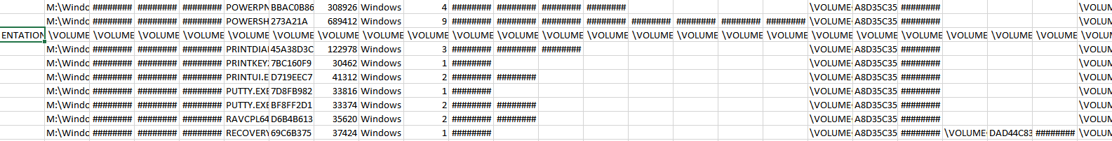 Issue with CSV output · Issue #8 · EricZimmerman/PECmd · GitHub