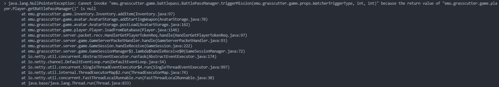 Bug Javalangnullpointerexception · Issue 1931 · Grasscuttersgrasscutter · Github