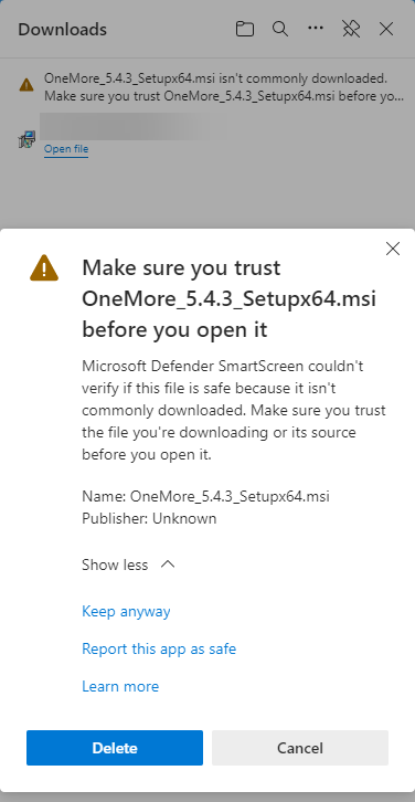 OneMore - Hybrid-Analysis (Virus Scanning, Thread Detection) Report · Issue #822 · stevencohn ...