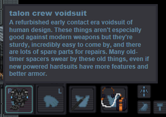 [GENERAL] Teshari do not have a skin for a Talons space suit · Issue ...