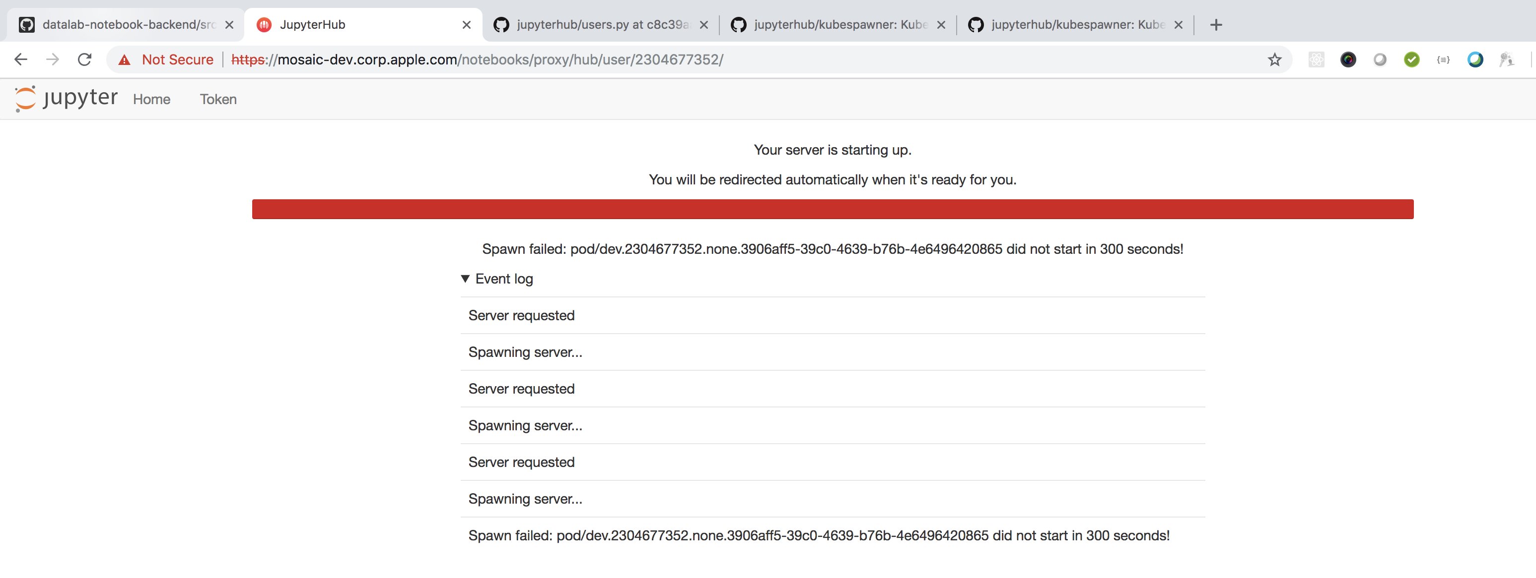 Events Not Showing Up While Using Kubespawner · Issue 2259 · Jupyterhubjupyterhub · Github 9387