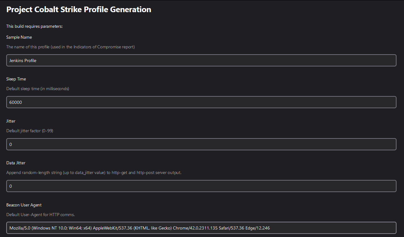 GitHub - RomanRII/jenkins-strike: Cobalt Strike profile generator using Jenkins to automate the ...