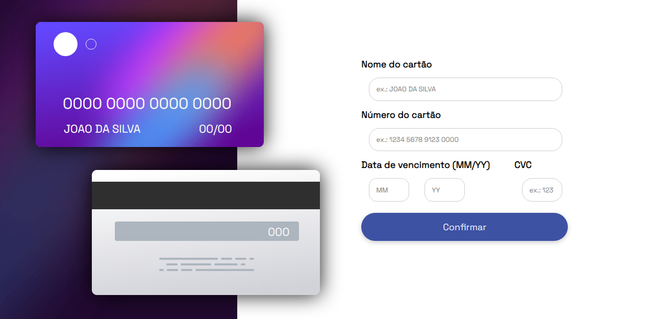 GitHub - LeoCeretta/formulario-cartao_de_credito: Formulário que valida dados recebidos de um ...