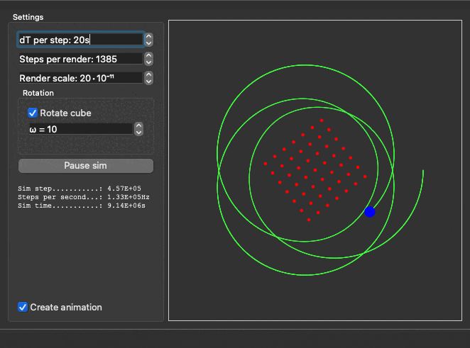 GitHub - FrankMarsman/GravitationCubeSim: Simulation of a particle ...