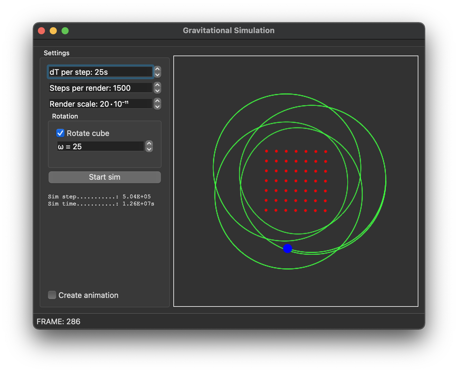 GitHub - FrankMarsman/GravitationCubeSim: Simulation of a particle ...