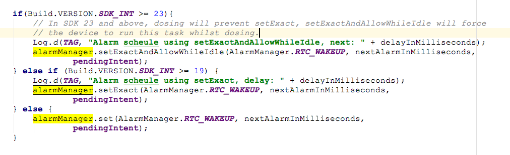 Android 6.0 Alarm ping sender and keepaliveinterval=30s don't work ...