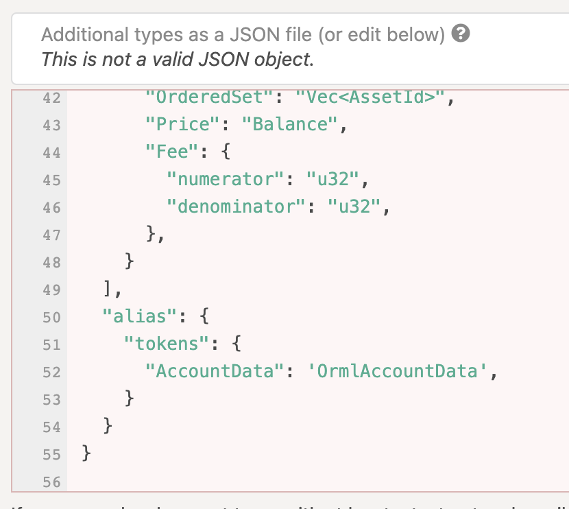 Bug: README types JSON is invalid · Issue #296 · galacticcouncil ...