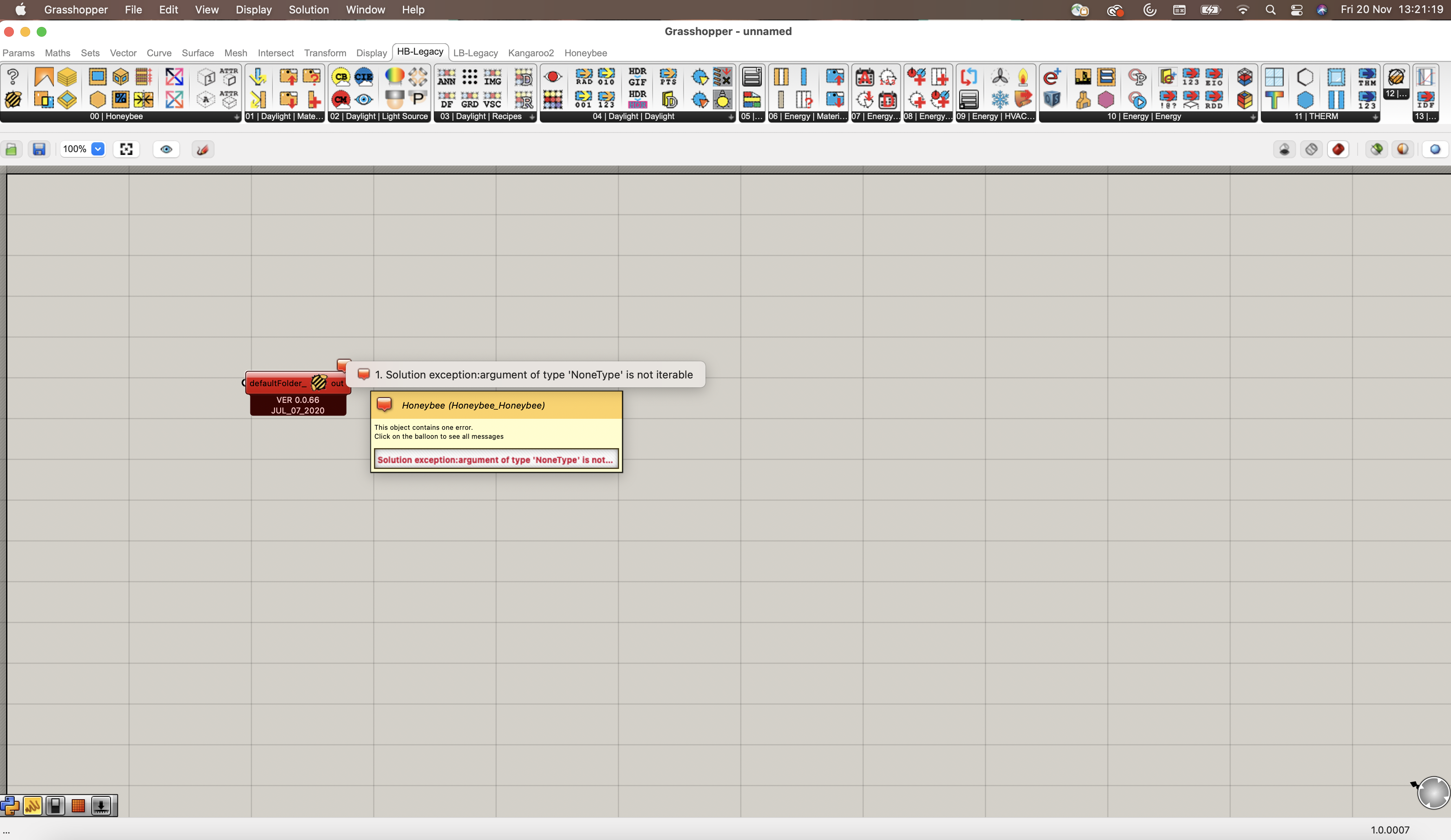 Honeybee on a Mac - Installation and letting fly · Issue #750 · ladybug-tools/honeybee-legacy ...
