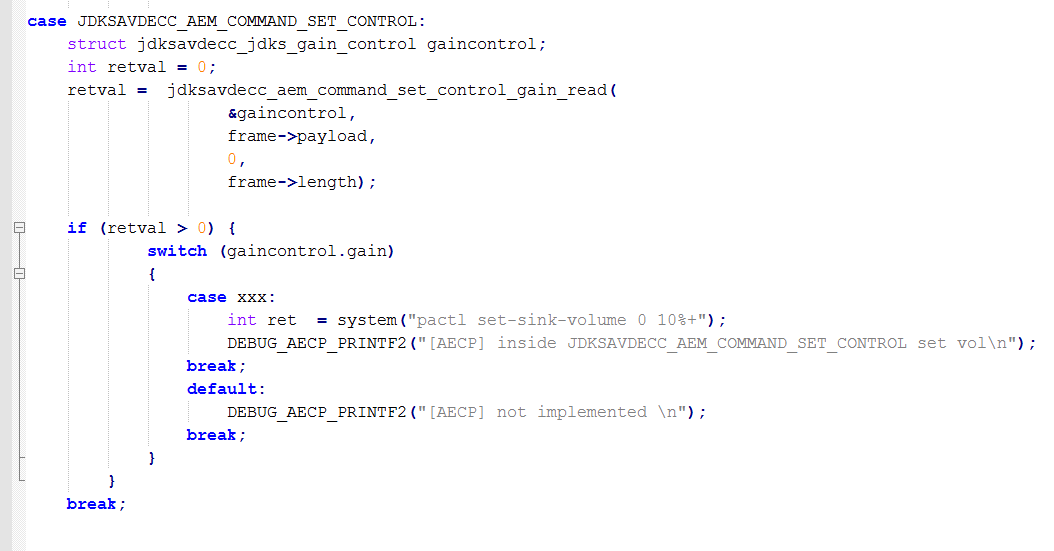 Volume control API for jdksavdecc · Issue #351 · audioscience/avdecc-lib · GitHub