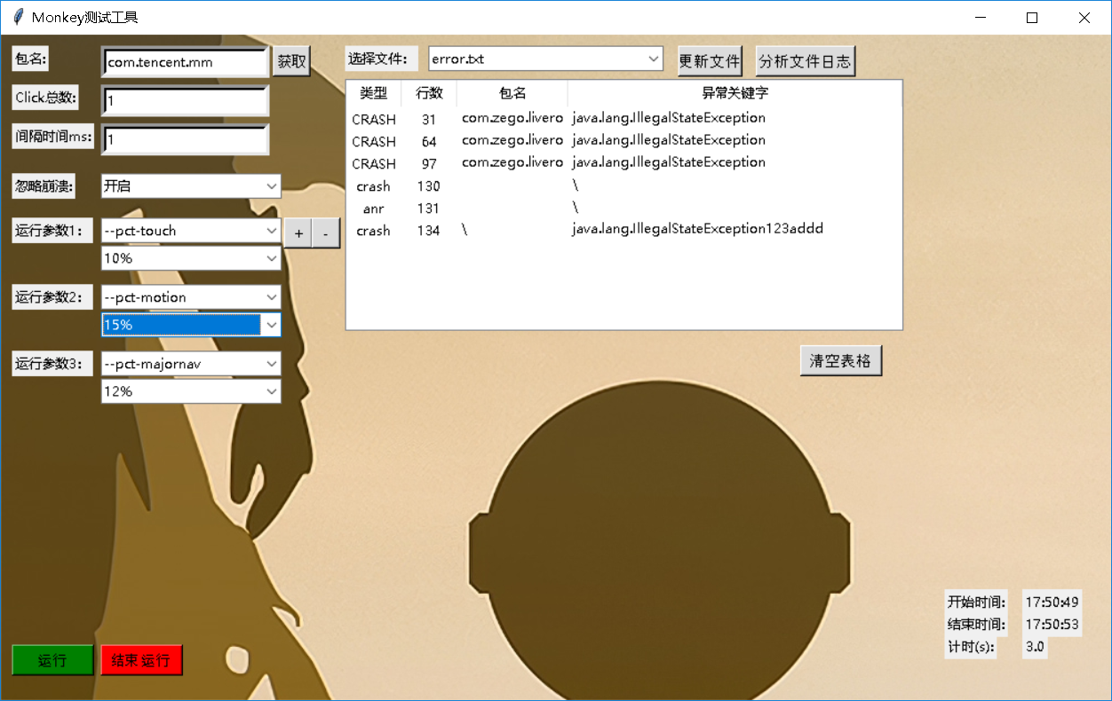GitHub - liuyoushan/monkey_tkinter: monkey命令界面化，输出异常日志